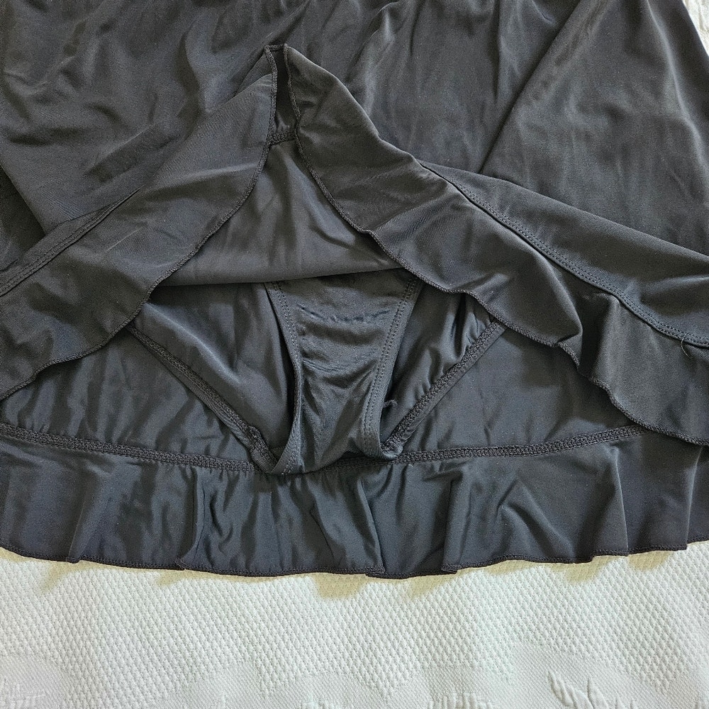 NWT Fit 4 U swim skirt swimsuit bottoms black plus size 20W | eBay