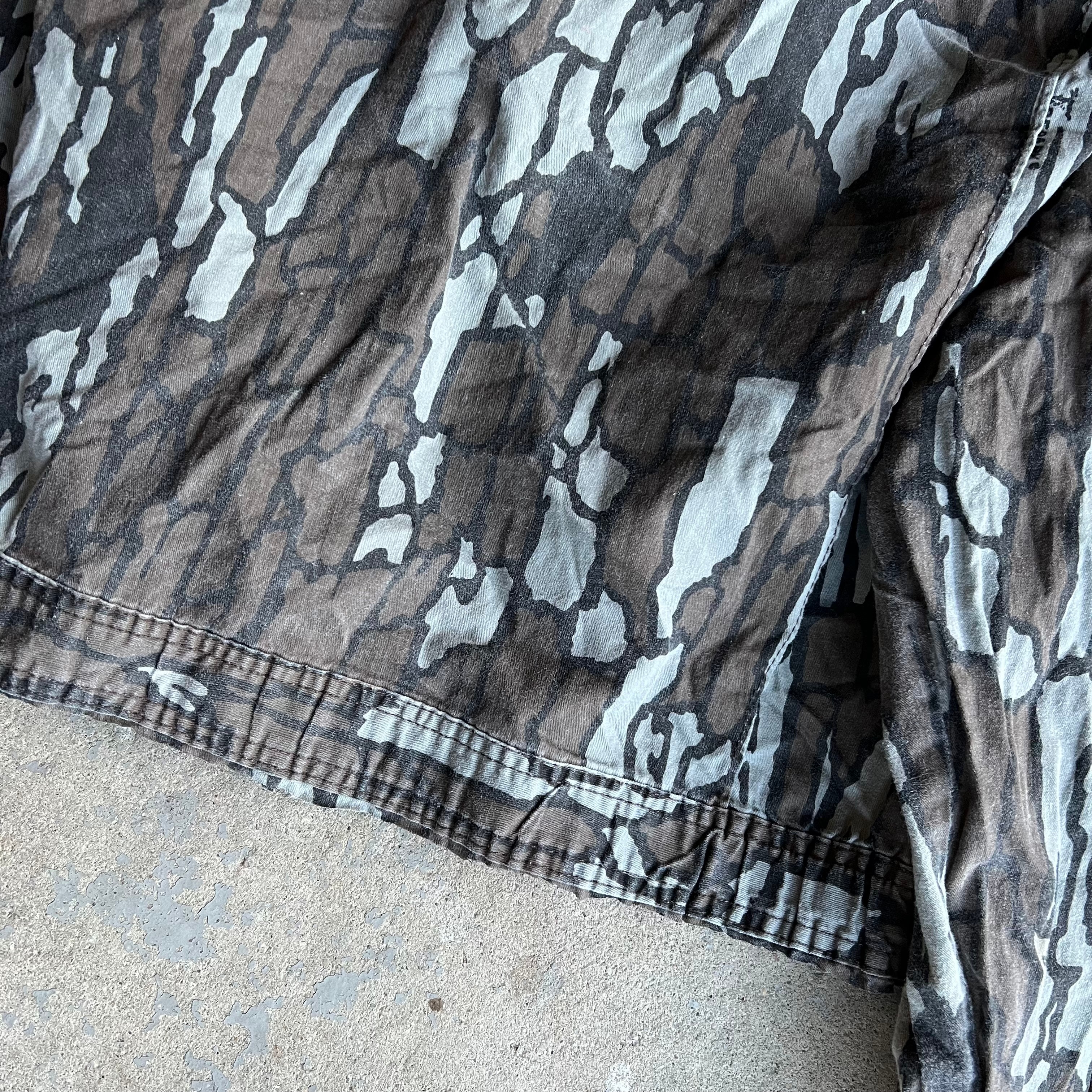 Vintage Y2K tree bark cropped Realtree camo jacket | eBay