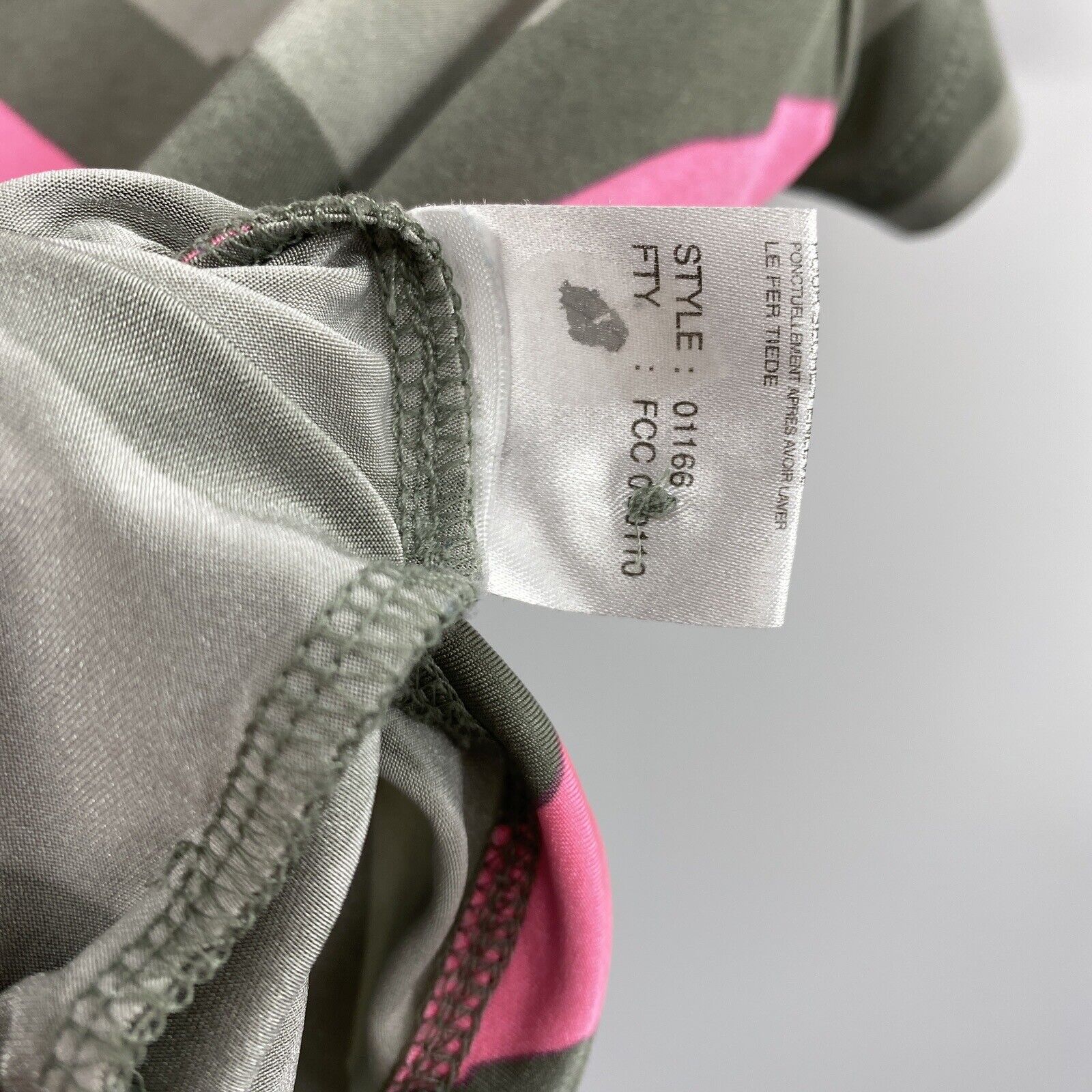 Jamie Sadock Polo Shirt Size Small Golf Short Sleeve Gray Pink Flaming ...