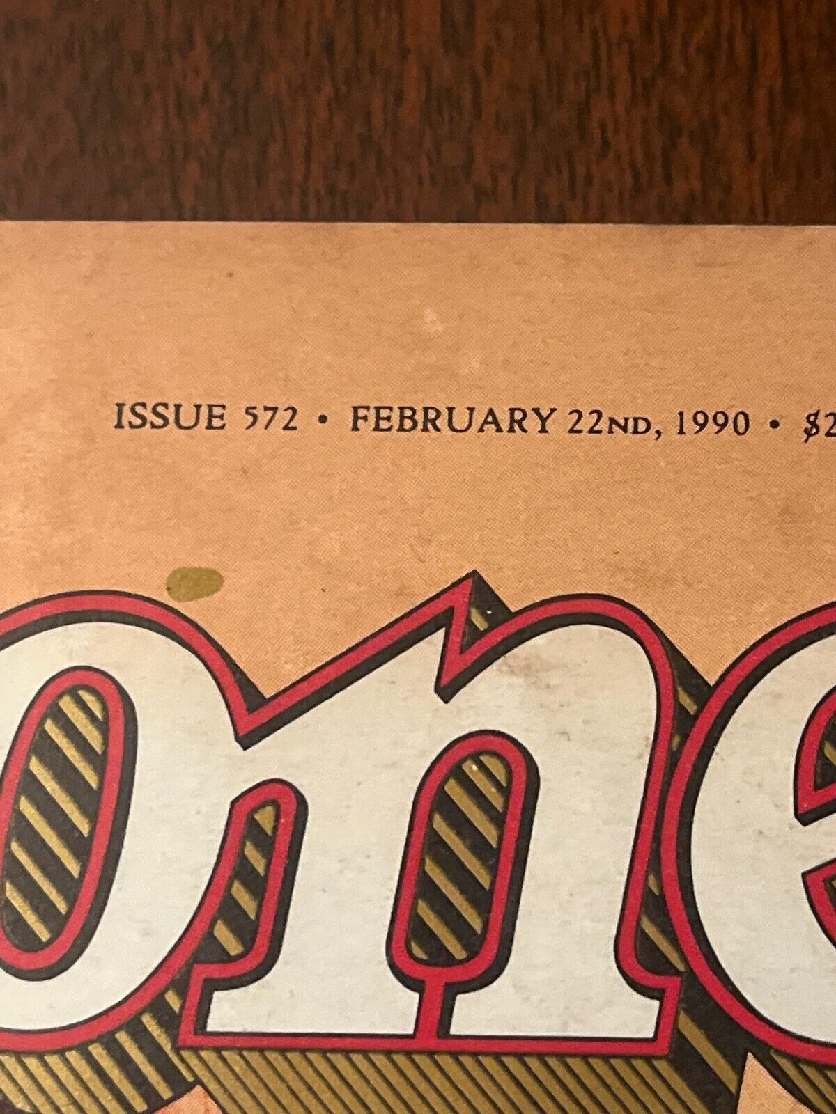 ROLLING STONE MAGAZINE Feb 22 1990 No 572 Janet Jackson On Cover And ...