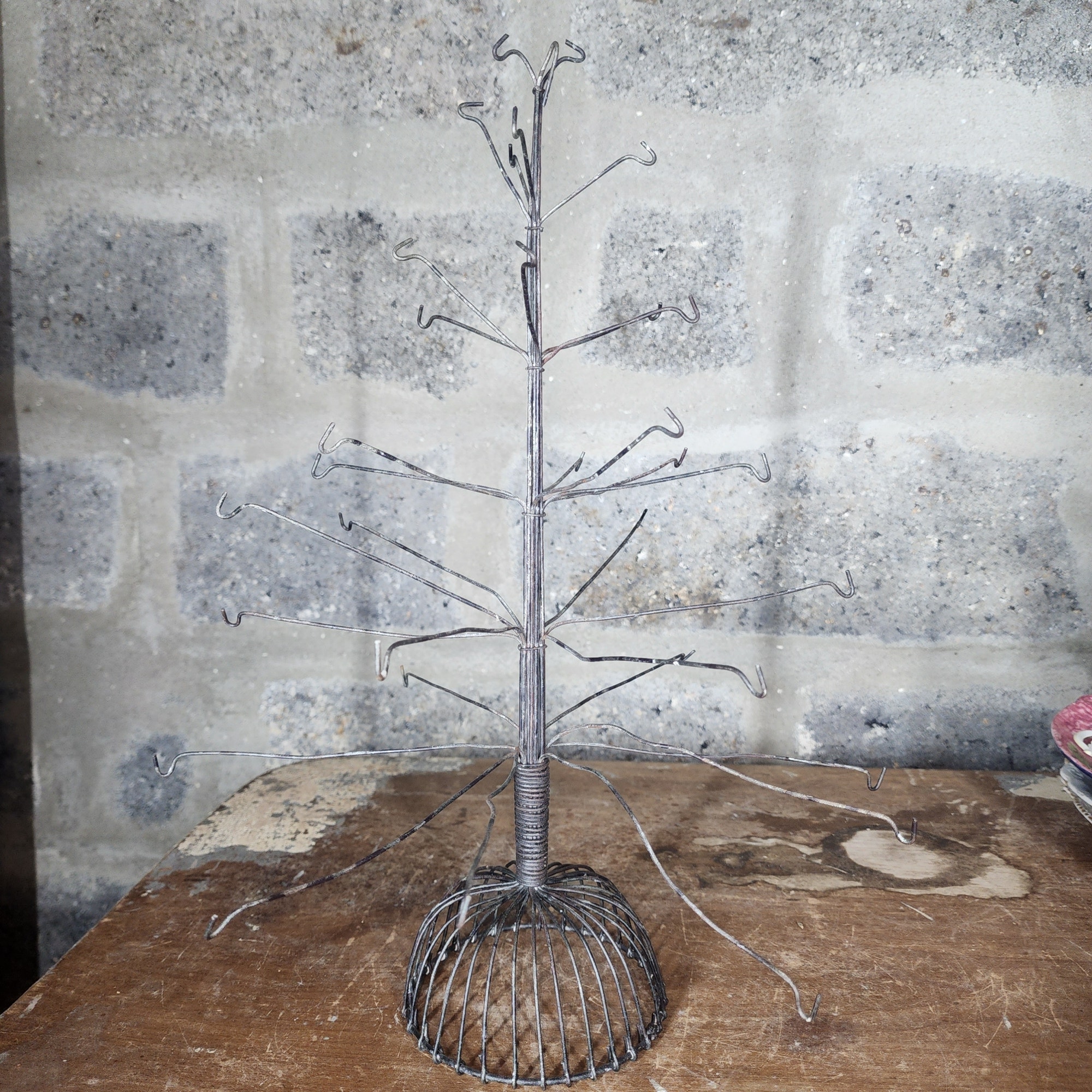 Galvanized Wire Christmas Tree Primitive Farmhouse Style 16" tall | eBay