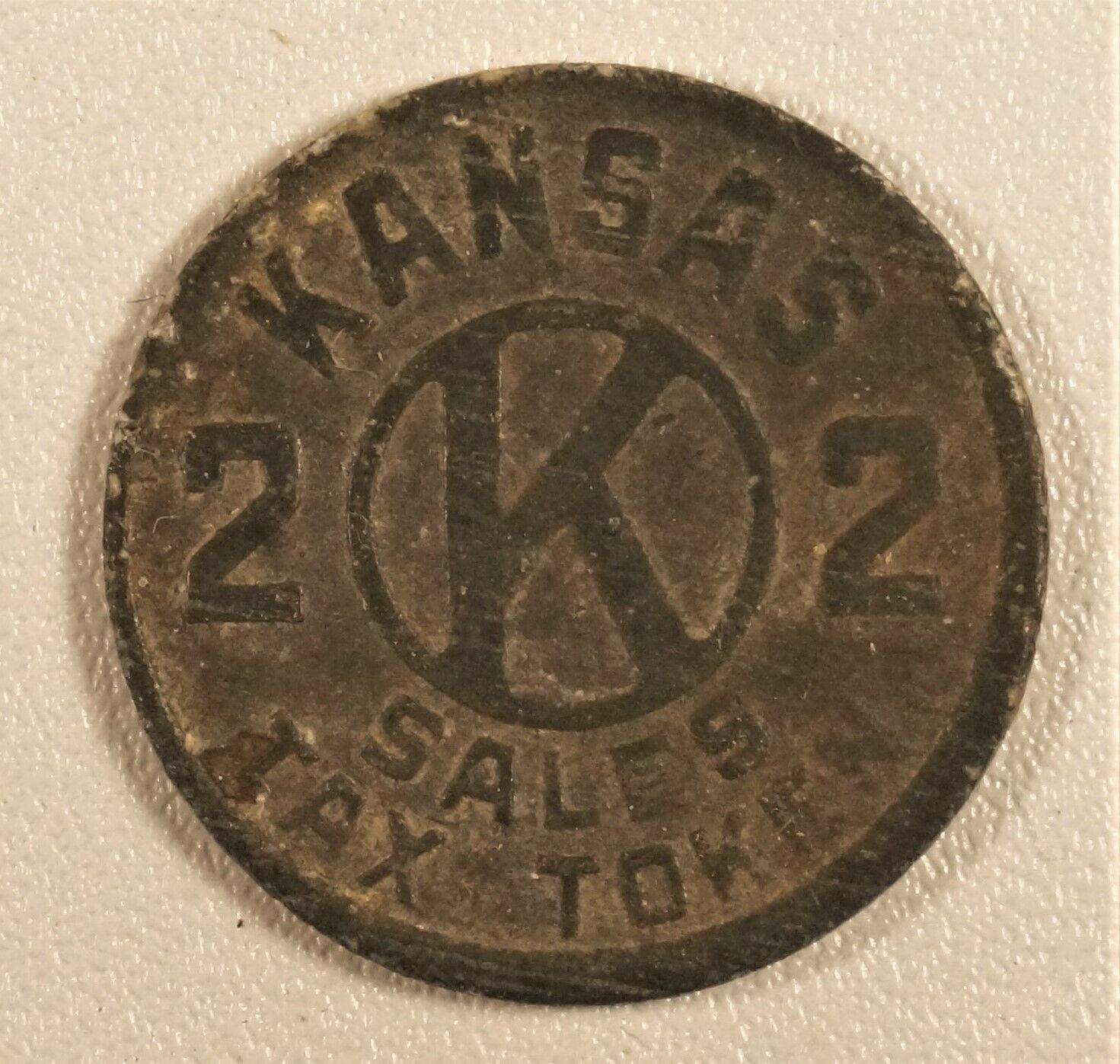Vintage 1937-1939 Kansas Sales Tax 2 mil Token | eBay