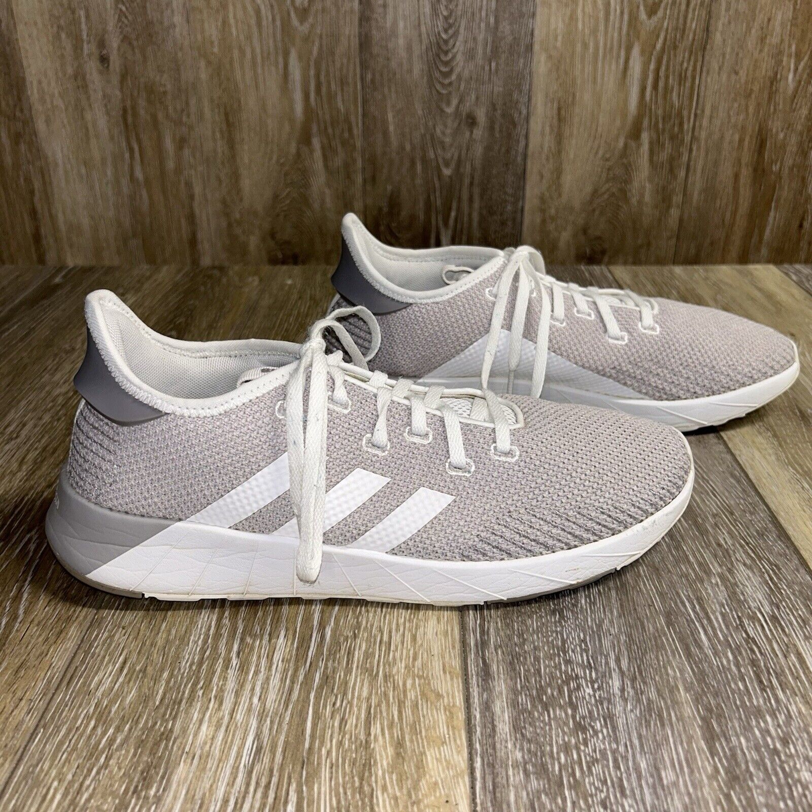 Adidas Questar X BYD Gray White Women’s US Size 11 B96488 Ortholite ...