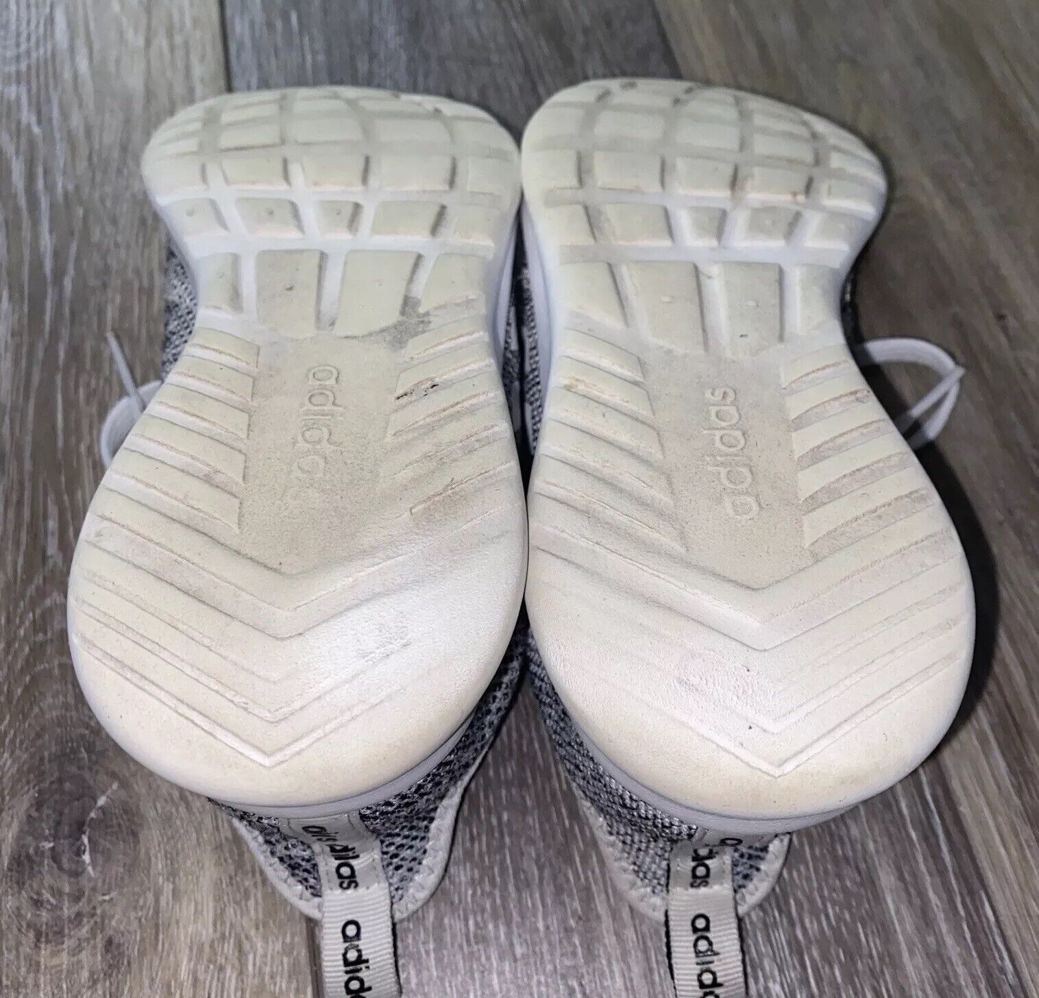 Adidas Womens US Size 6 Cloudfoam Pure DB0695 White Gray Athletic ...