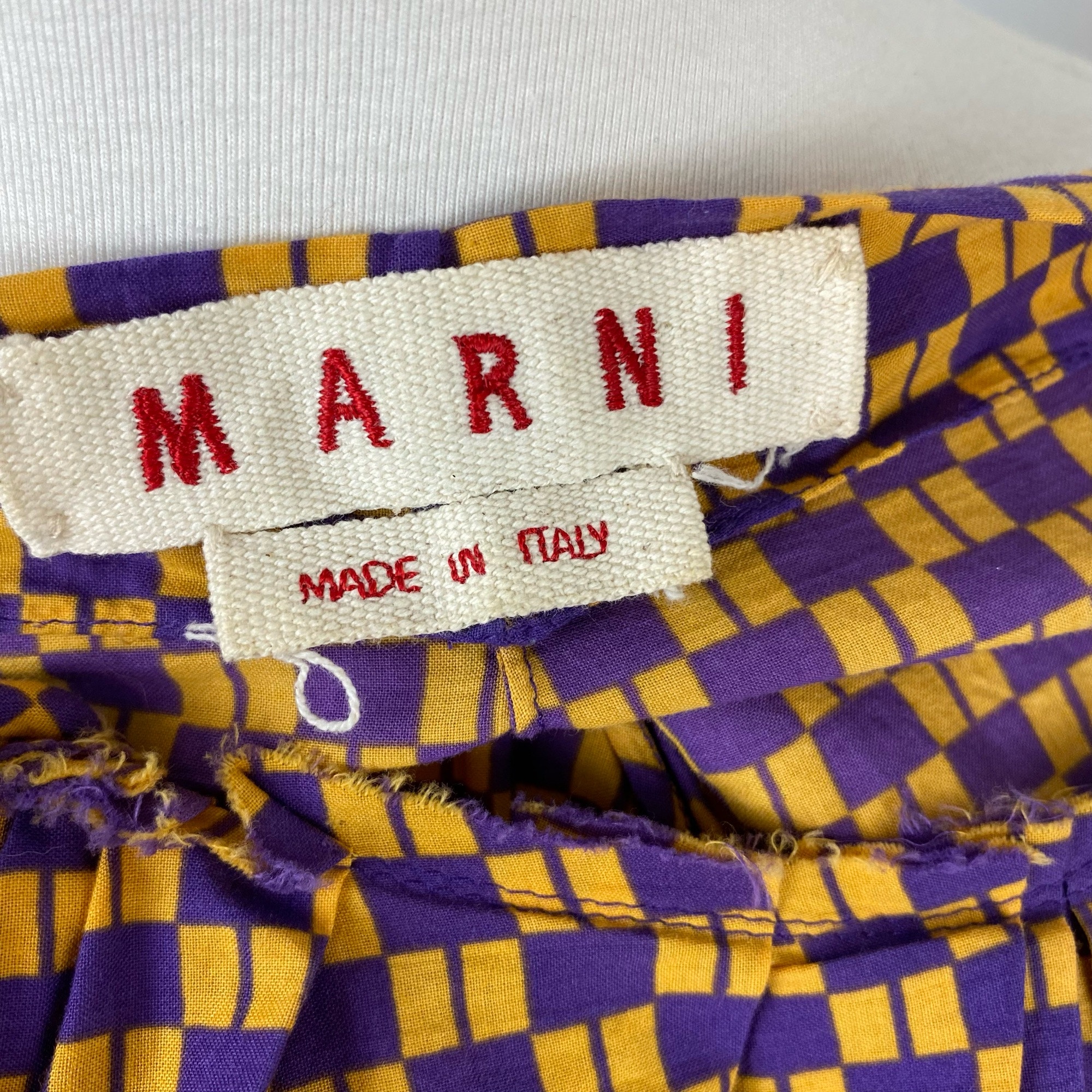 Marni Checkered Tank Top Size 42/6 | eBay