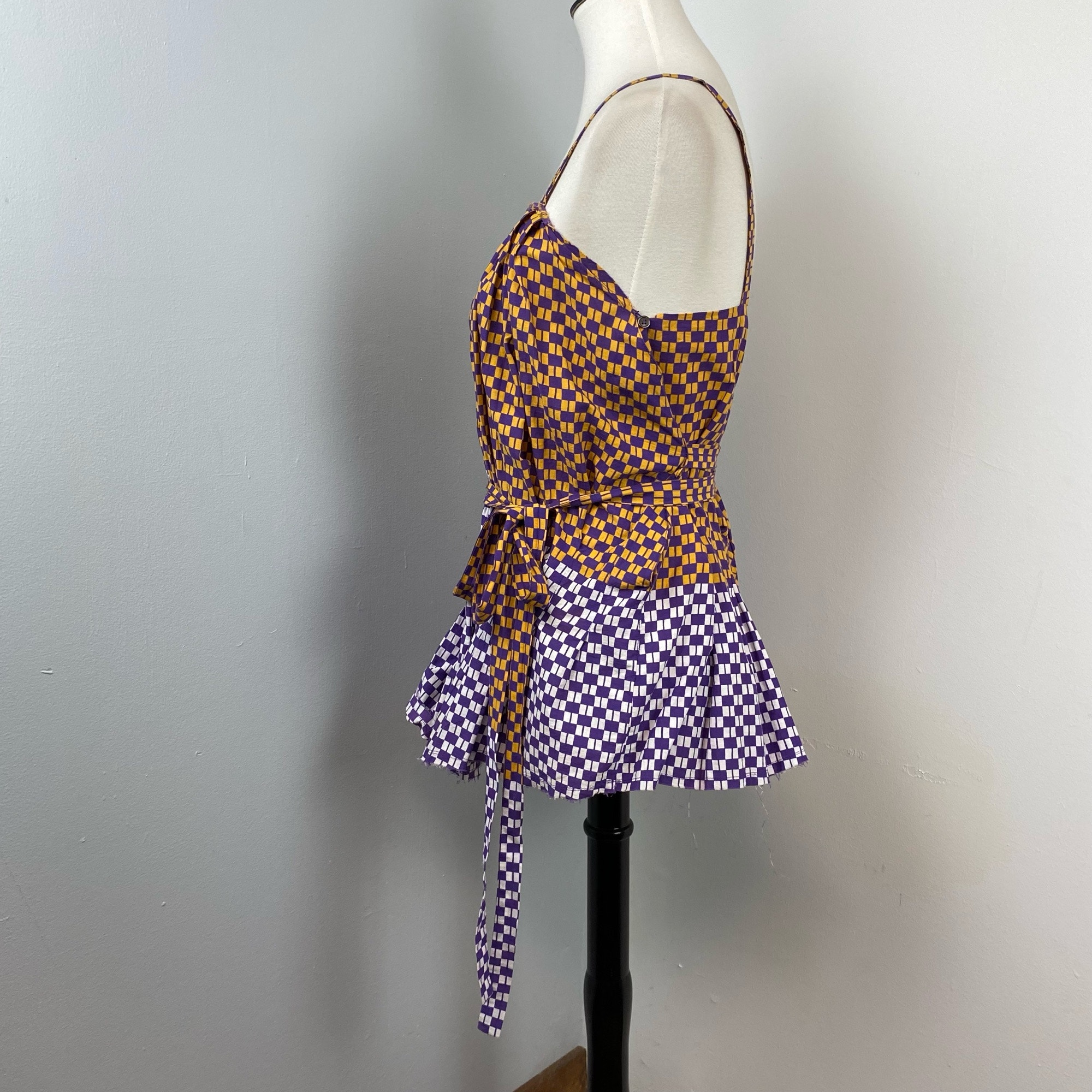 Marni Checkered Tank Top Size 42/6 | eBay