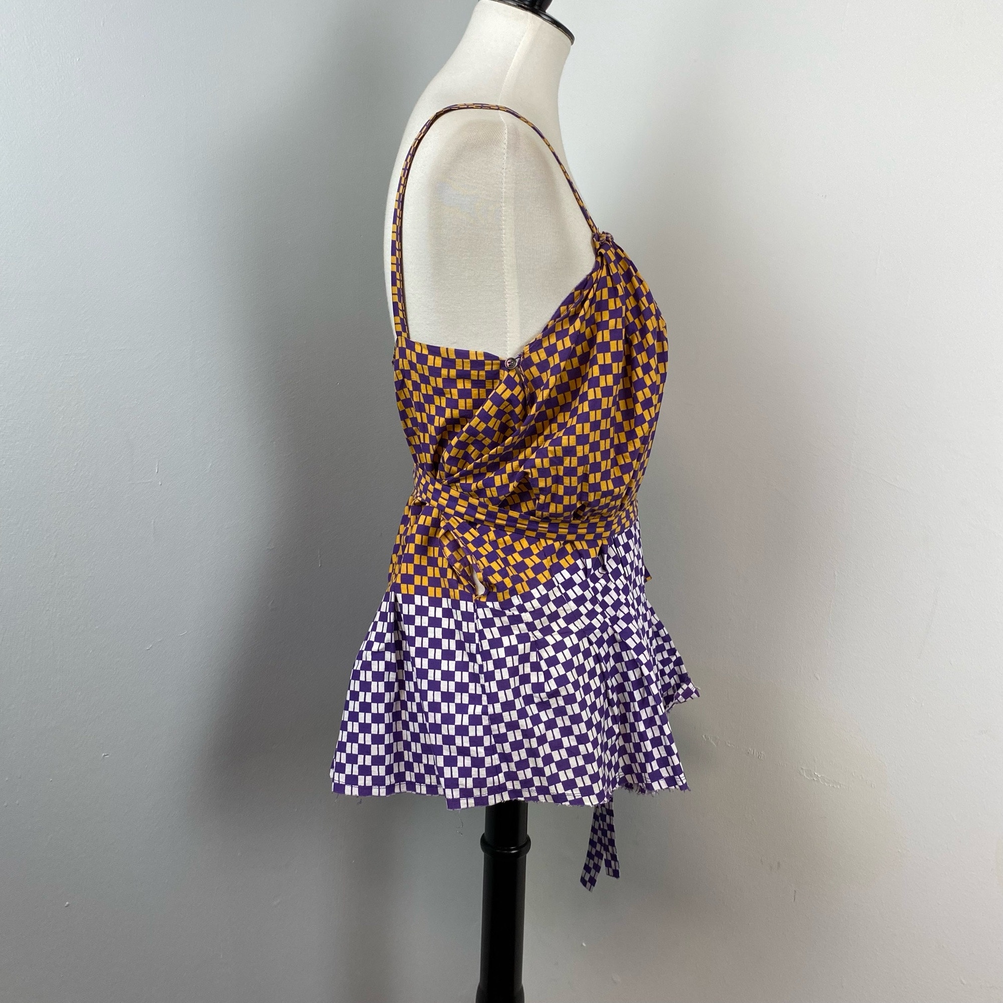 Marni Checkered Tank Top Size 42/6 | eBay