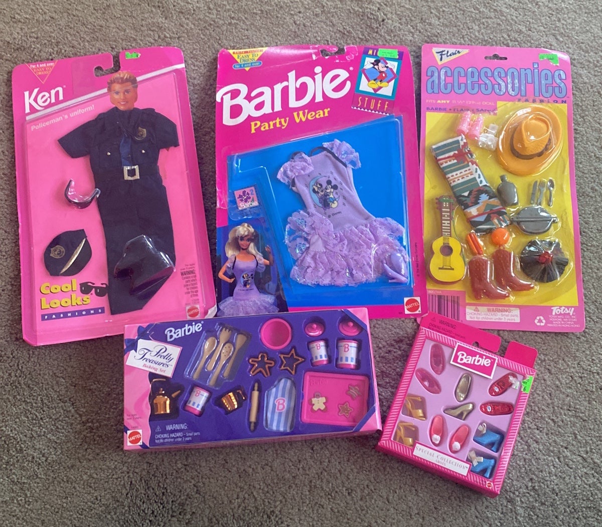 1990’s Vintage Barbie Clothes & Accessories | eBay