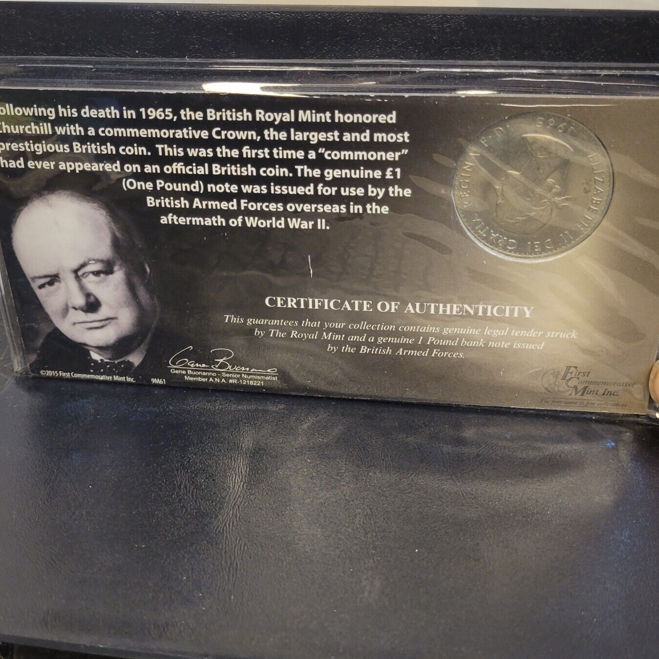 First Commemorative Mint Winston Churchill Collection - Coin, Voucher ...