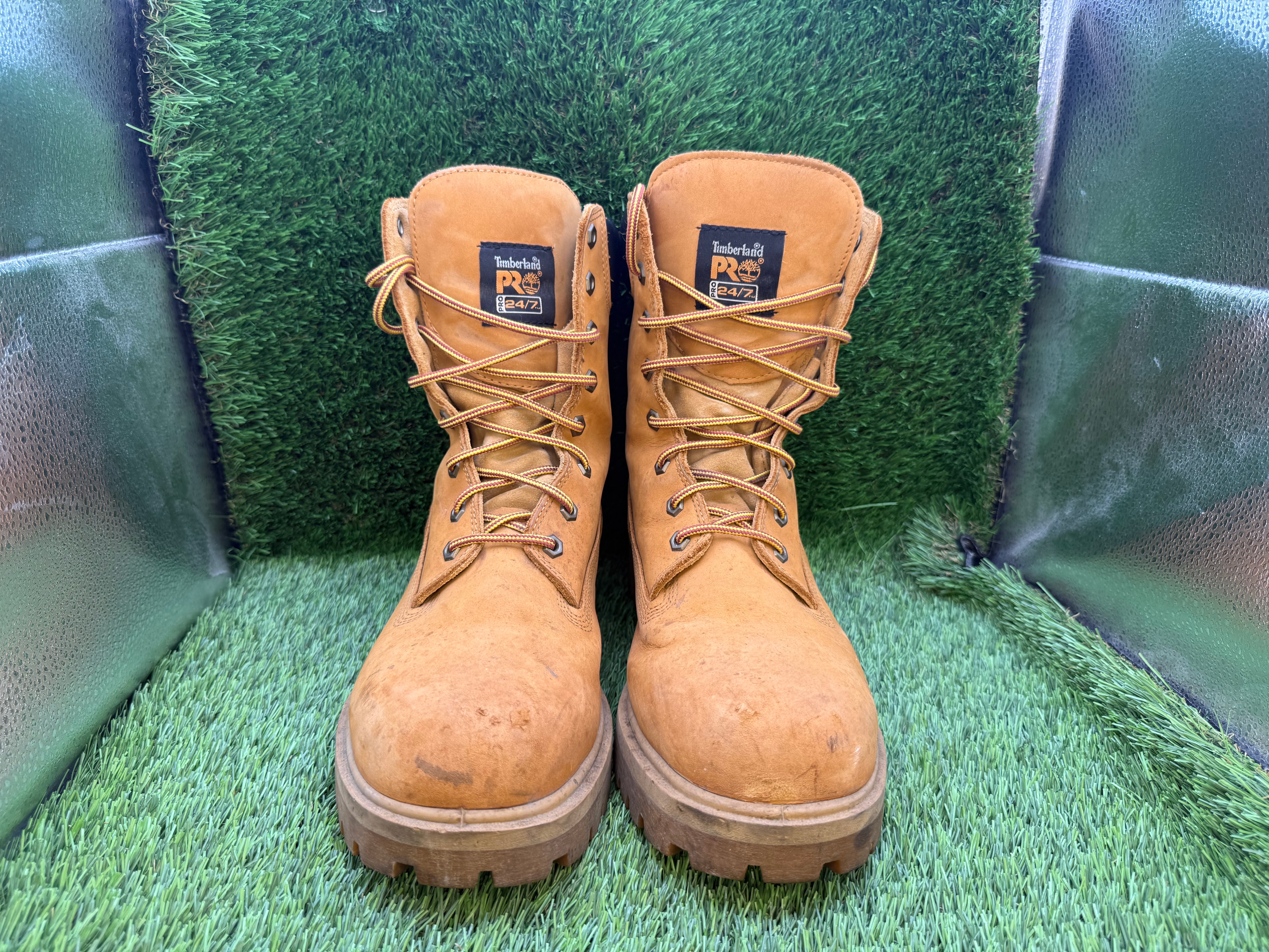 TIMBERLAND DIRECT ATTACH TB126002713 Combat Boot Mens 12 Brown Leather ...