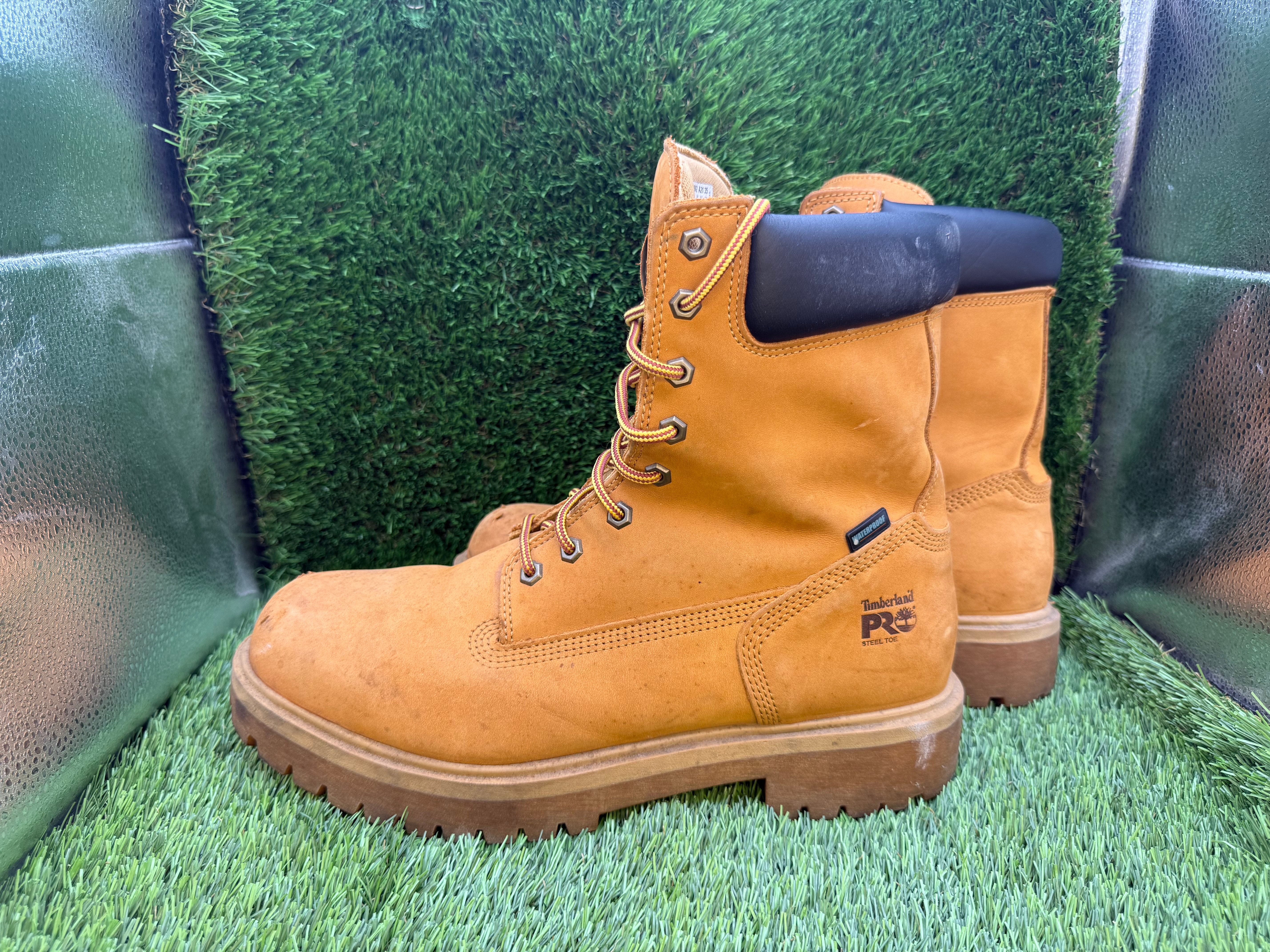 TIMBERLAND DIRECT ATTACH TB126002713 Combat Boot Mens 12 Brown Leather ...