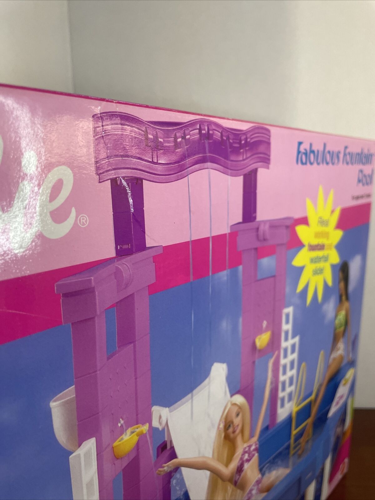 Barbie Fabulous Fountain Pool Playset 2002 Mattel 67390 for sale online ...