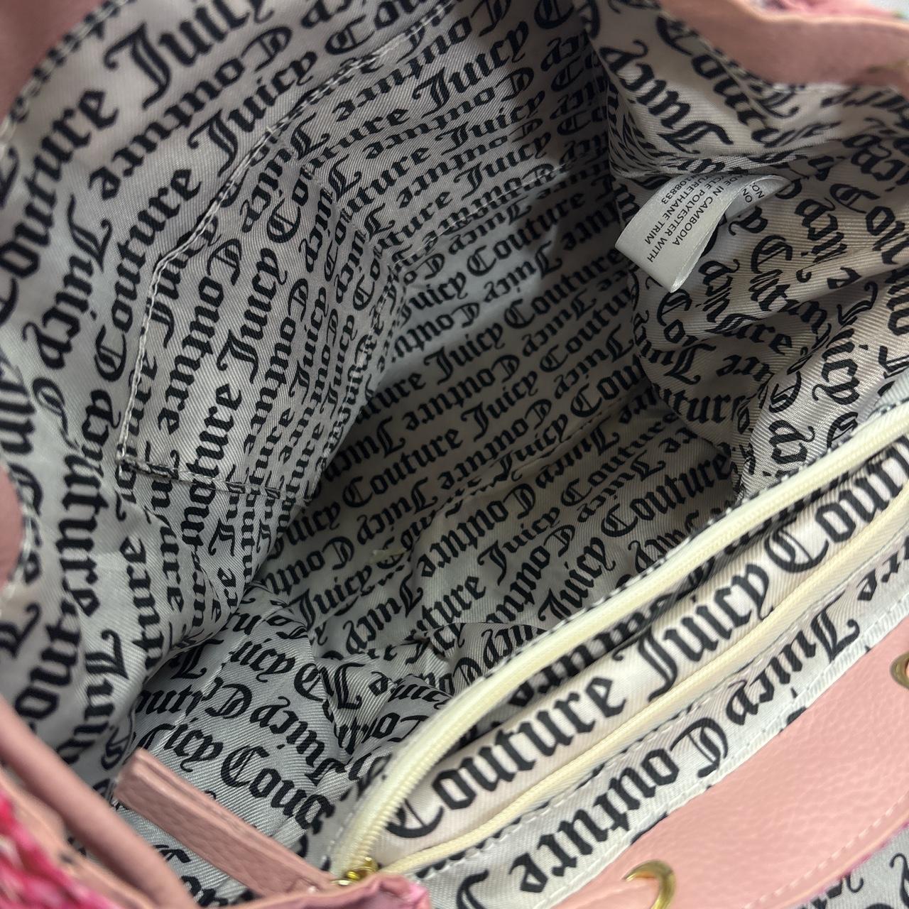 Juicy Couture Women’s Love Club Pink Floral Rose Print Drawstring ...