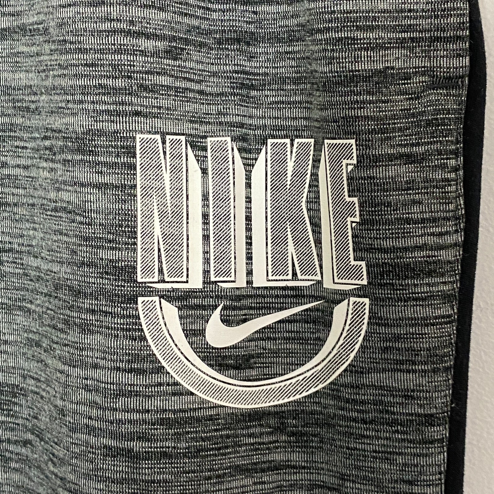 Nike Sweatpants Youth XL Gray Heathered Standard Fit Logo Dri Fit ...