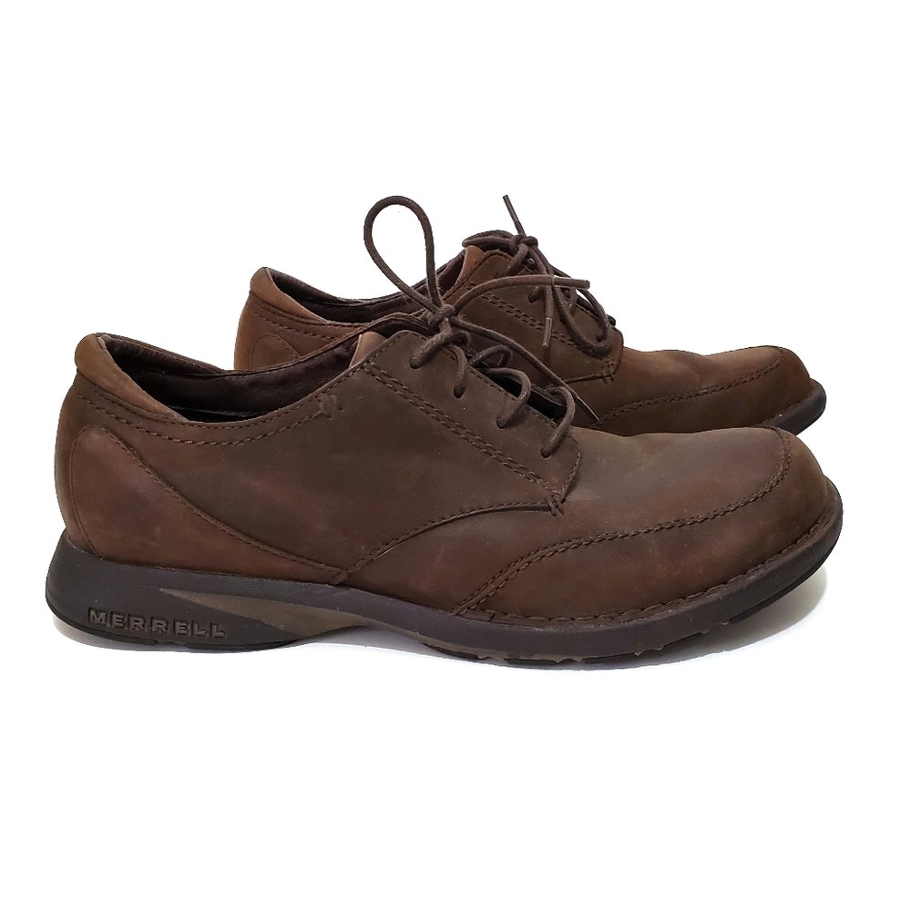 Merrell Size 9 Orion Leather Oxford Performance Ortholite Air Cushion ...