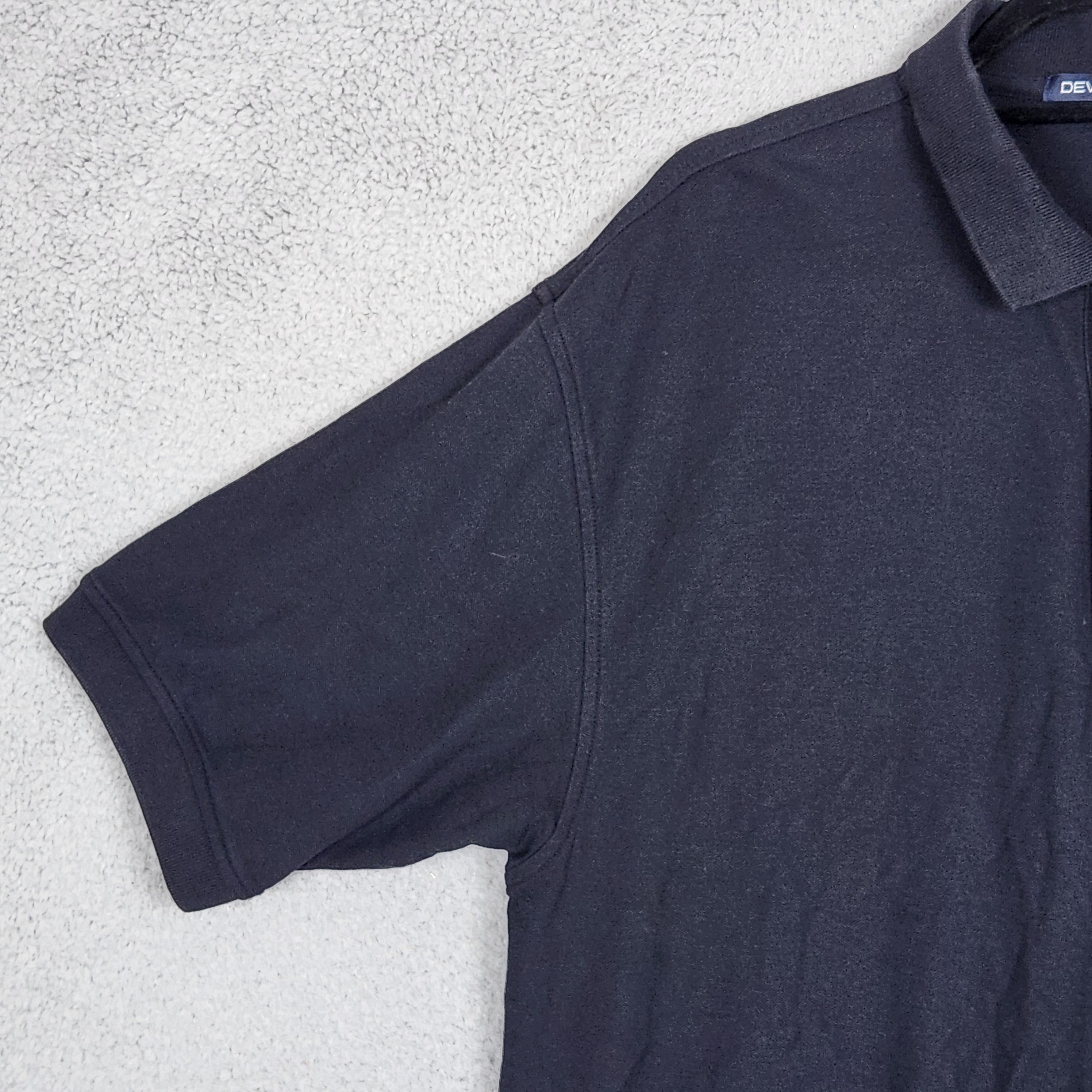 DEVON AND JONES Shirt Mens XL Black Polo Hankook Logo 100% Pima Cotton ...