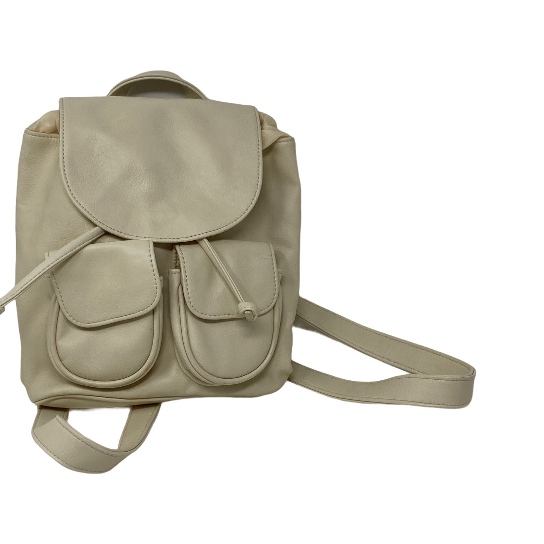 Wild Fable Ivory Faux Leather Mini Backpack | eBay